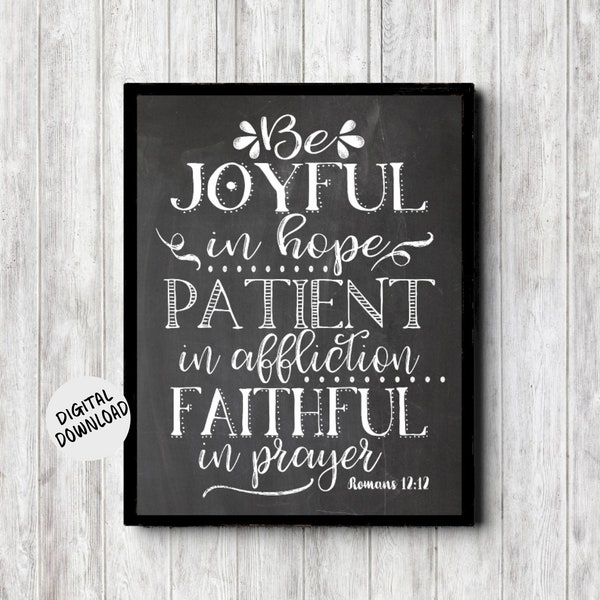 Chalkboard Scripture - Etsy