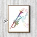 Printable Watercolor Trumpet & Music Notes Wall Art Gift for Music ...