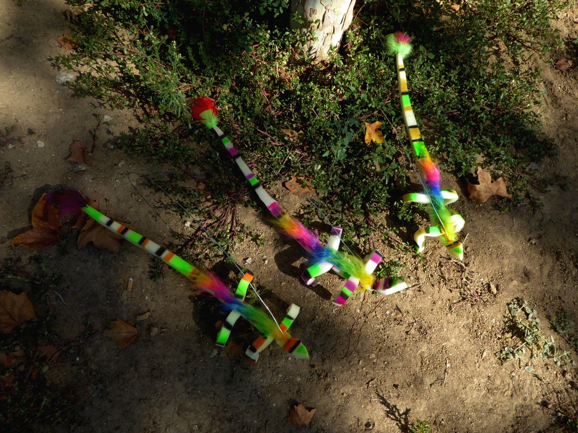 Feathered Puppet Lizard foam Puppet - Etsy