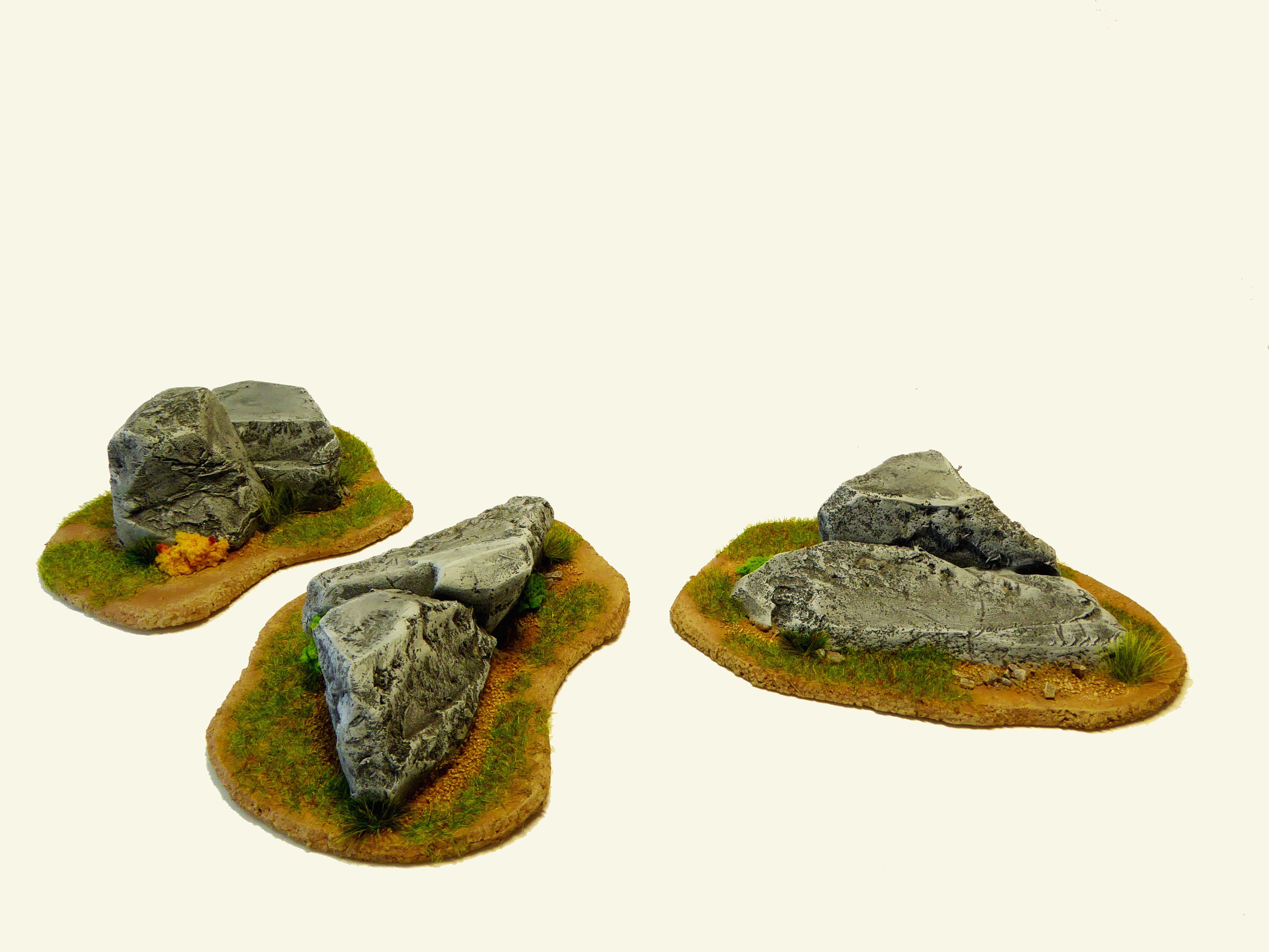 set for miniature wargame scenery age of Sigmar AOS 28-32mm Hilly ...