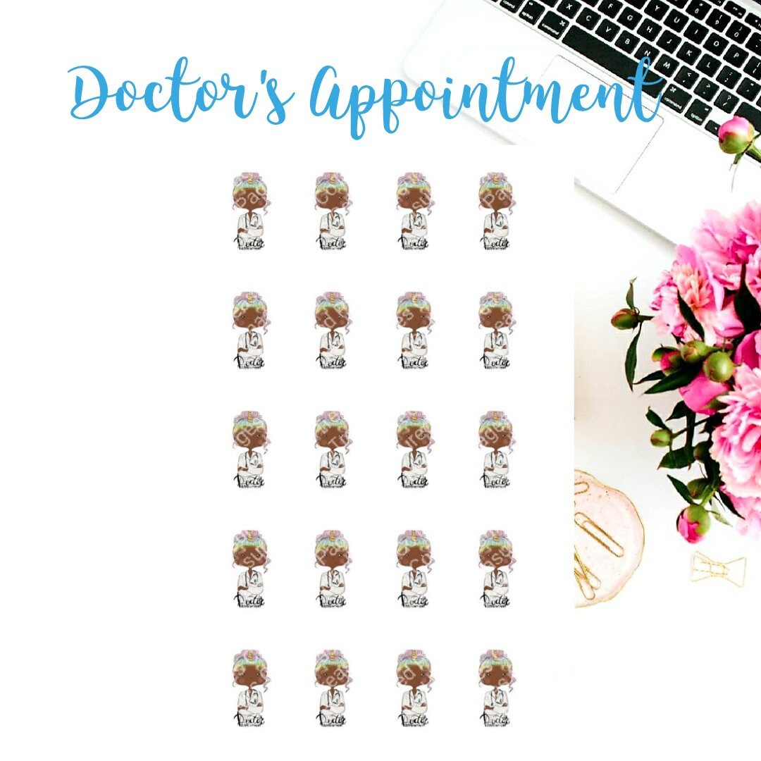 Doctor Appointment Planner Sticker Printable Includes Free Cut Files - Etsy