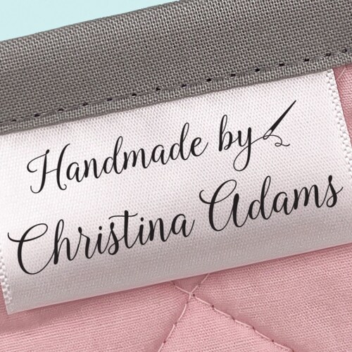 Custom Fabric Labels for Makers Sewing Logo Tags With Hand - Etsy