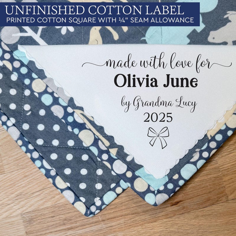 Corner Quilt Labels - Etsy