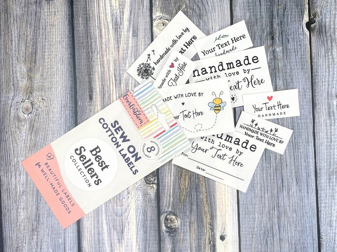 Custom Sewing Label Pack, Personalized Fabric Labels, Labels Tags for ...