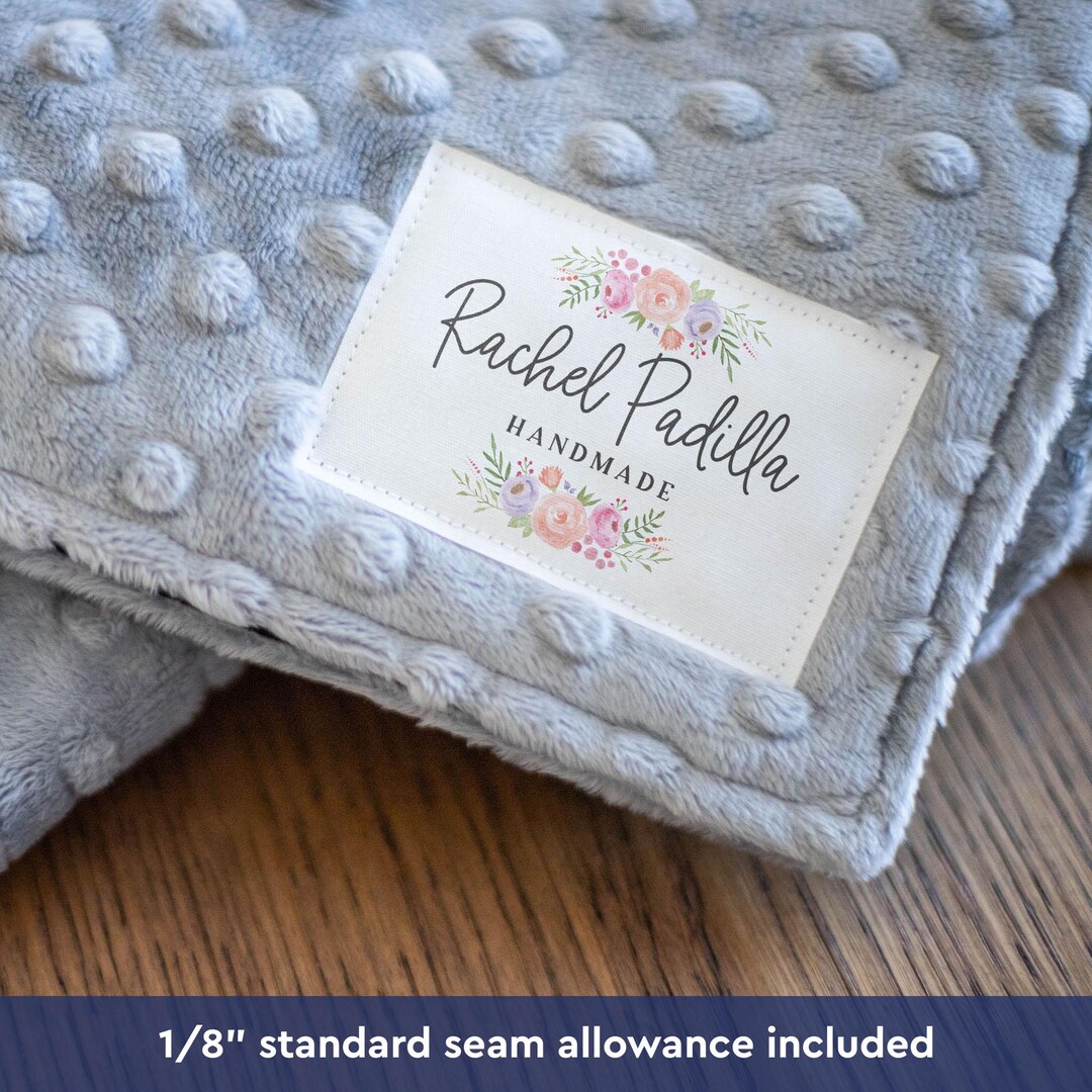 12 Large Quilting Labels, Set of 2"x3" Personalized Sewing Labels ...