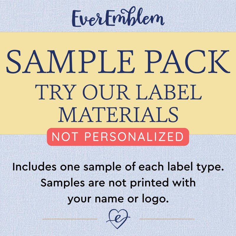 Sample Fabric Labels - Etsy