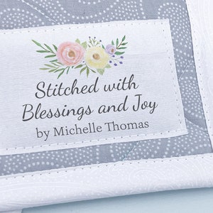 Faith Custom Sewing Label Pack, Christian Personalized Fabric Labels ...