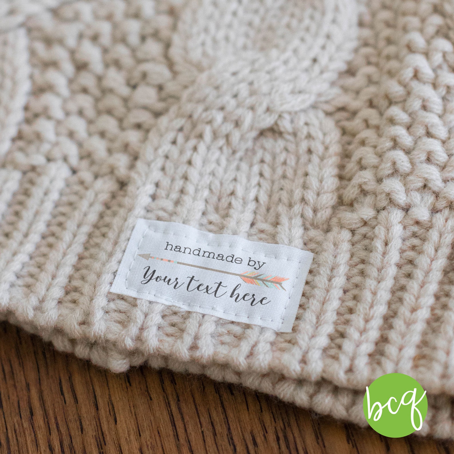 Personalized fabric tags cotton tag set sewing label set | Etsy