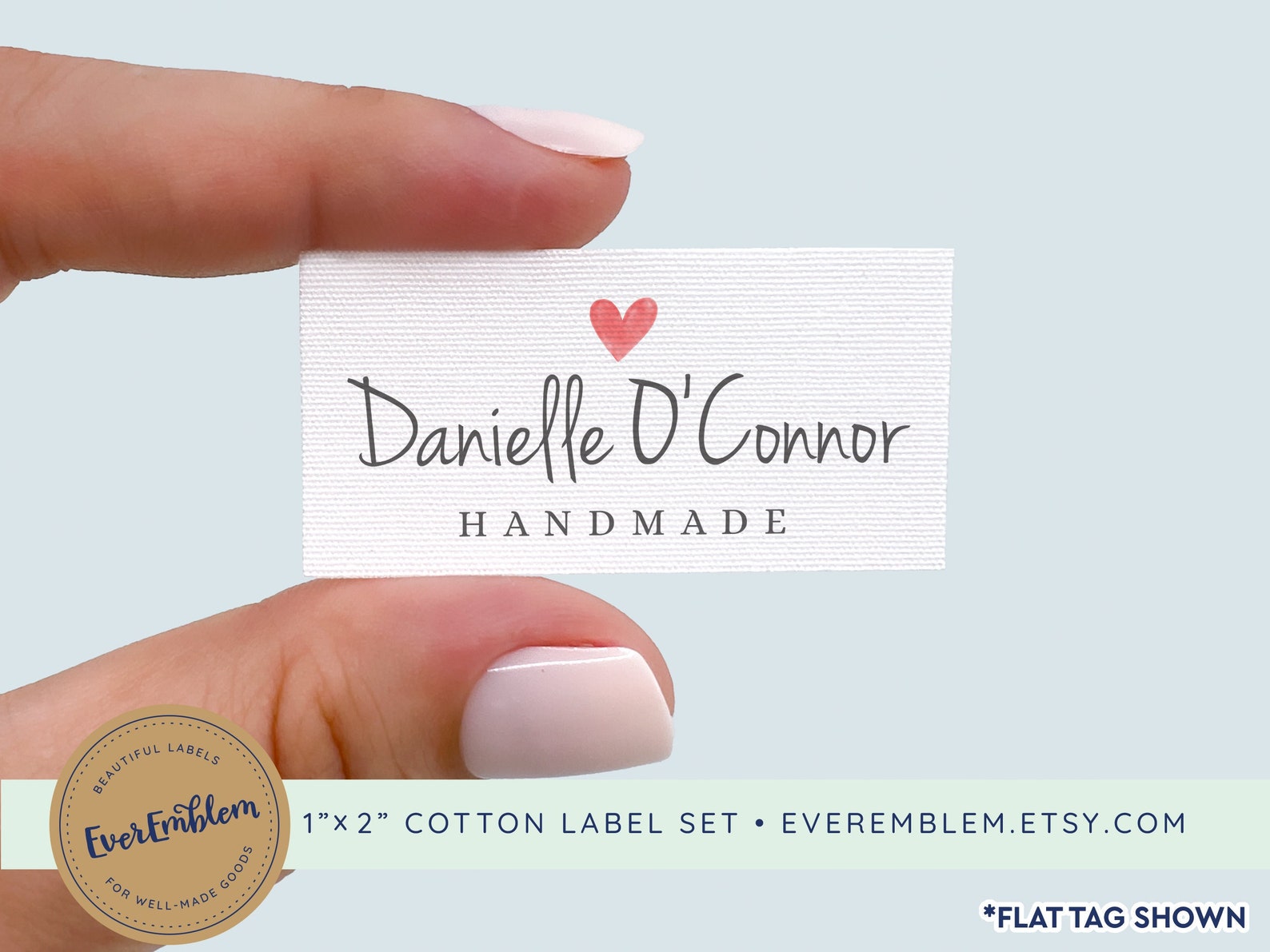 Fabric Labels, Personalized Gift, Iron on Label, Quilt Labels, Craft ...