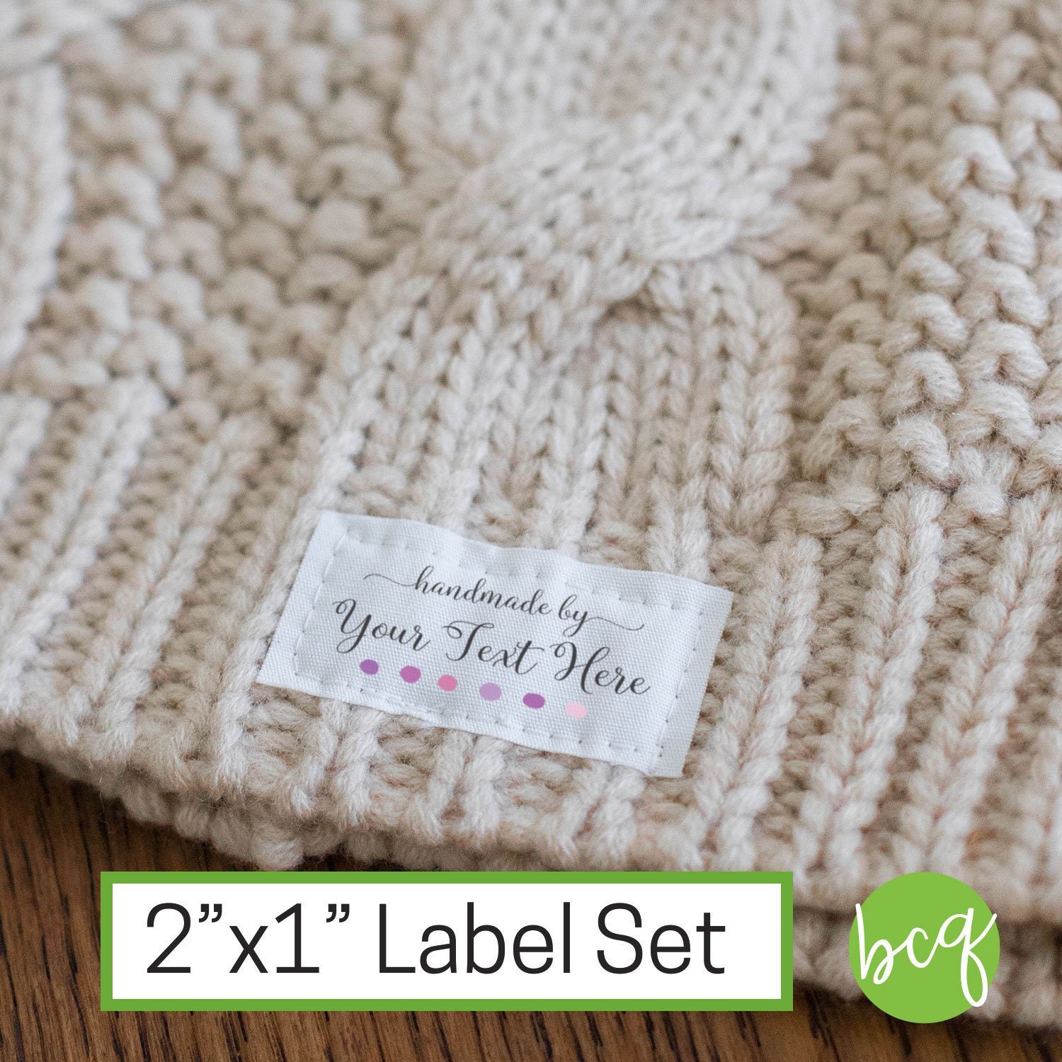 Personalized sewing labels quilt labels fabric tags | Etsy