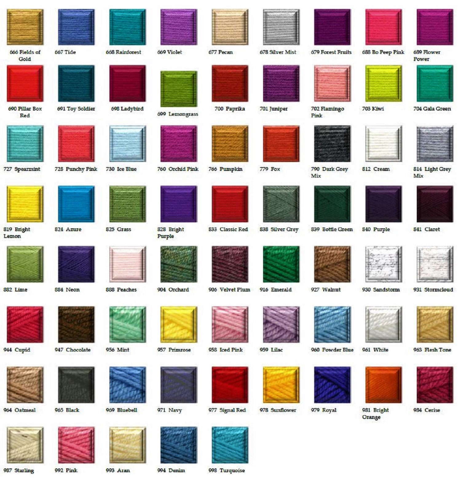 Sirdar Hayfield Bonus DK 100g - Etsy