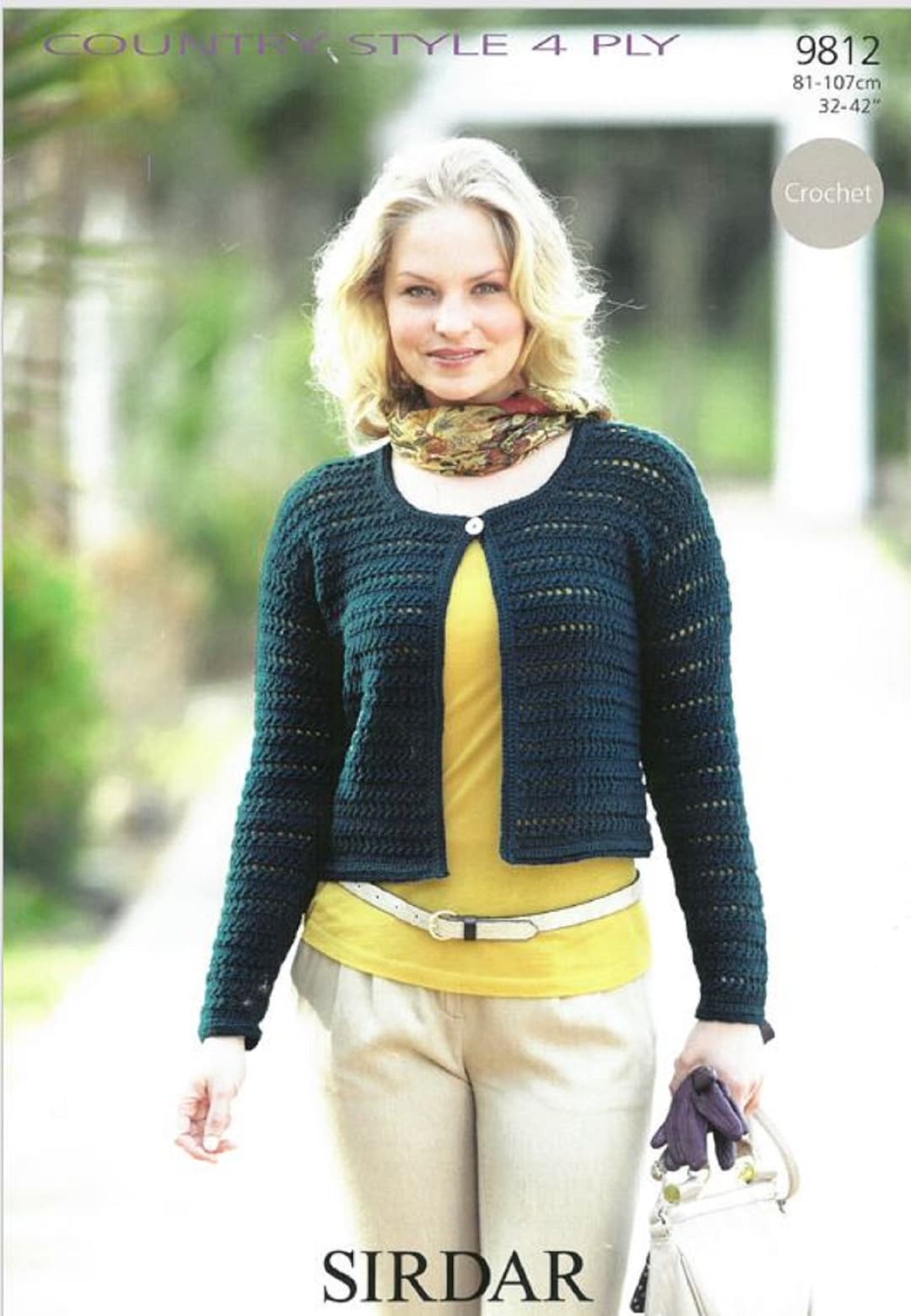Round Neck Cardigan Crochet Pattern Only - Etsy