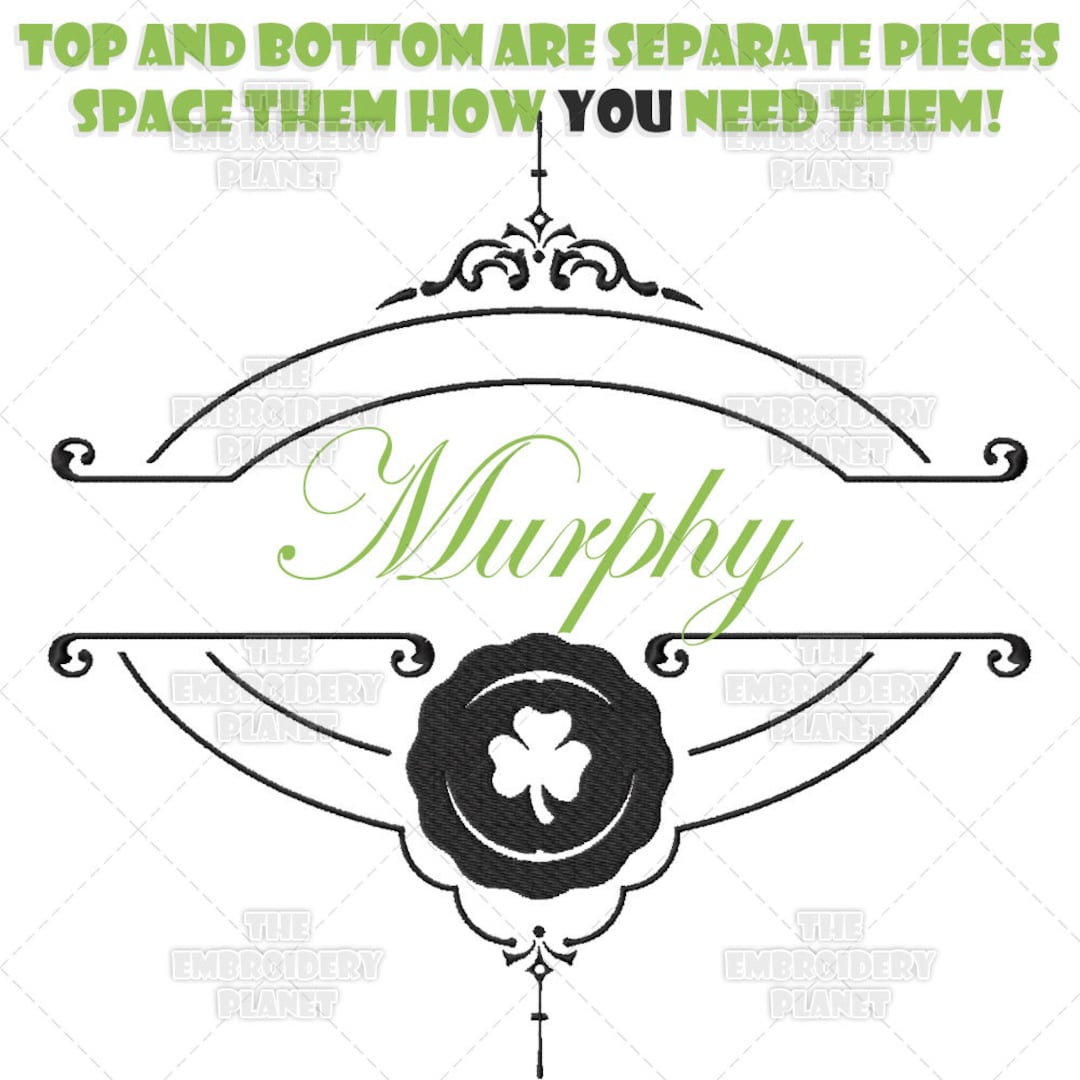 Monogram Embroidery, Embroidery Font, Murphy, Monogram, Font Frame ...