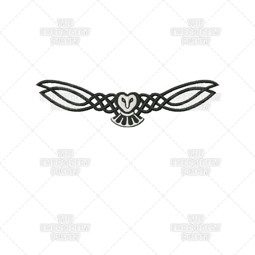 Celtic Owl Animal Knotwork Machine Embroidery Patterns Designs - Etsy