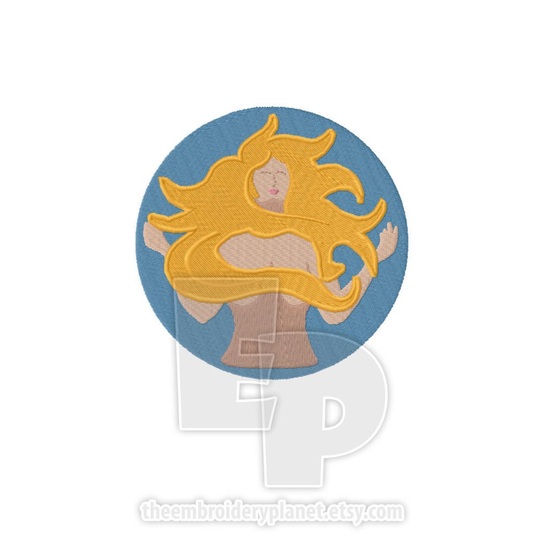 Wiccan Embroidery, Wiccan Goddess, Goddess of Air, Elements, Pagan ...