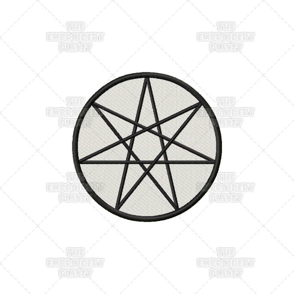 Septacle Heptagram Septagram Wiccan Pagan Five Elements - Etsy