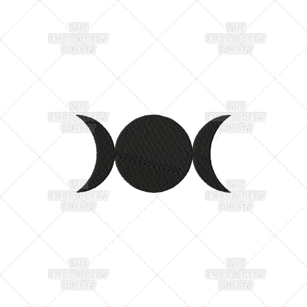 Solid Goddess, Moon, Triplemoon, Spiritual, Religious, Sacred Symbol ...