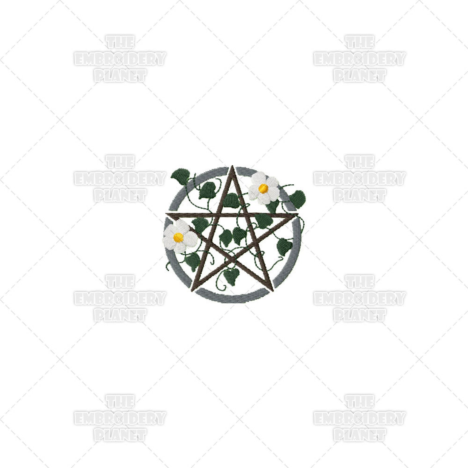 Pentacle Design Wiccan Crafts Pagan Crafts Machine - Etsy