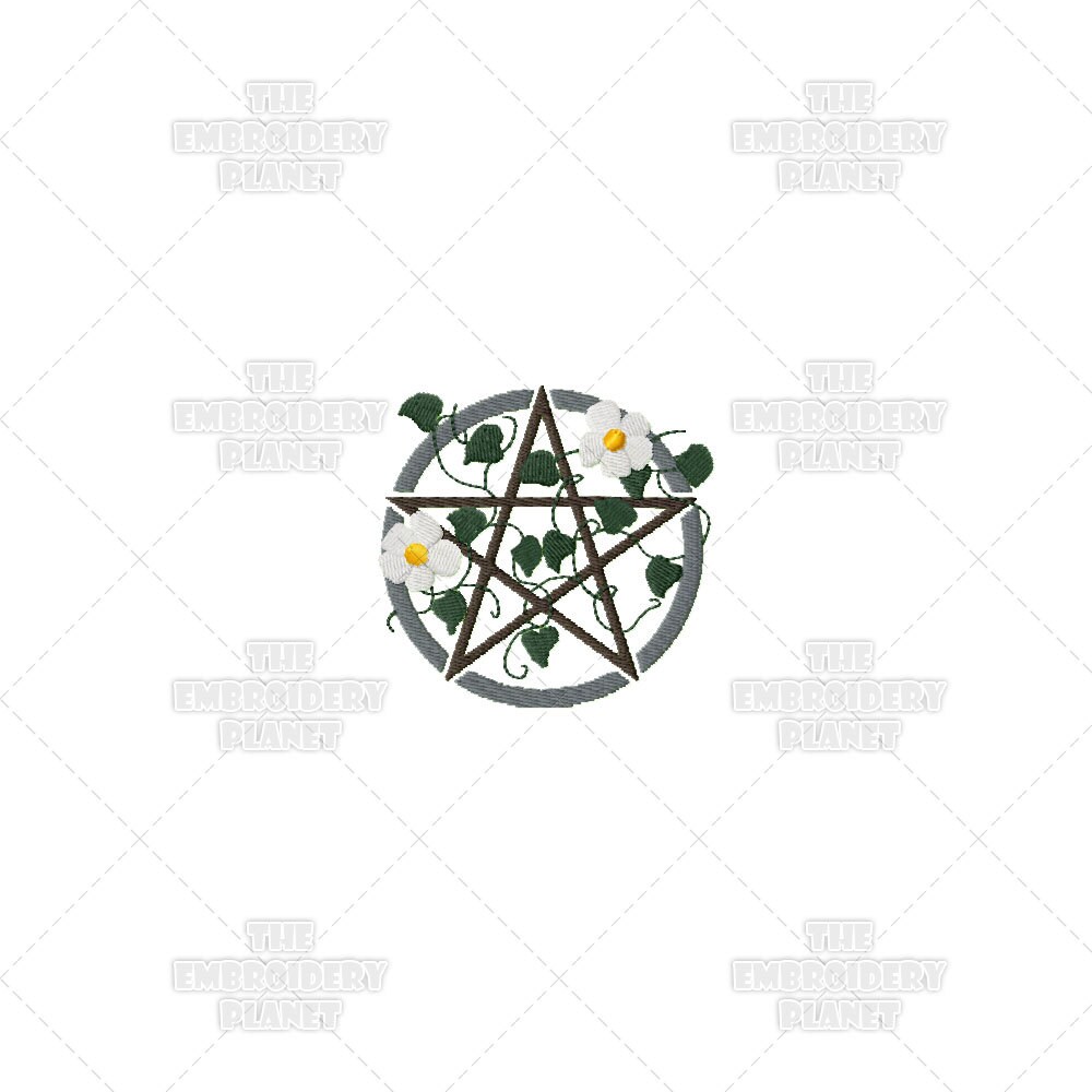 Pentacle Design Wiccan Crafts Pagan Crafts Machine - Etsy