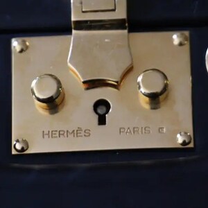 Hermès Black Leather Briefcase, Hermes Attache, Hermes Bag - Etsy