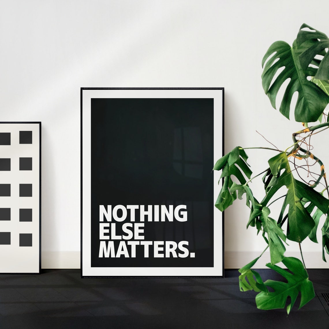 Nothing Else Matters Motivational Printable Wall Art - Etsy