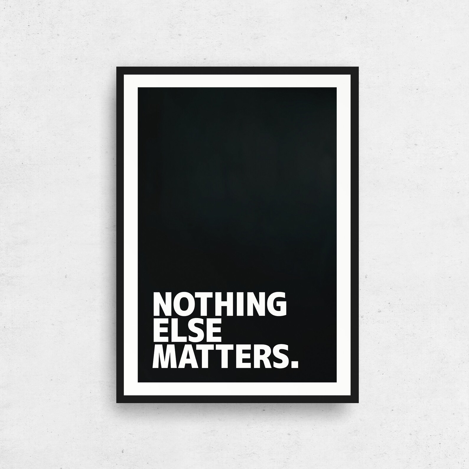 Nothing Else Matters Motivational Printable Wall Art - Etsy