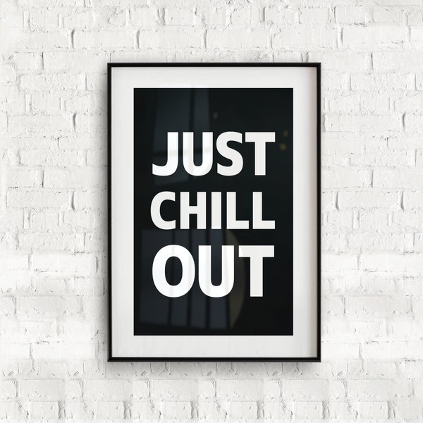 Chill Print - Etsy