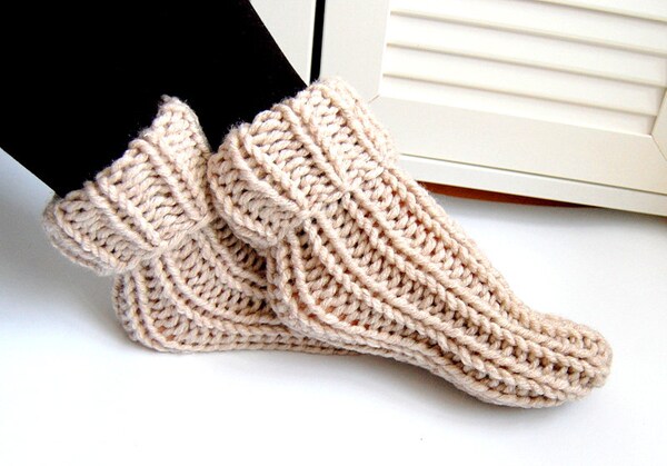 Knitting Pattern House Socks DIGITAL DOWNLOAD - Etsy Canada