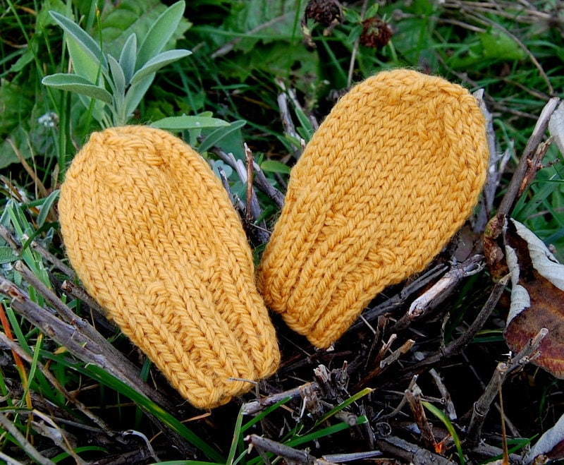 KNITTING PATTERN Easy Mittens Pattern Thumbless Newborn Baby - Etsy