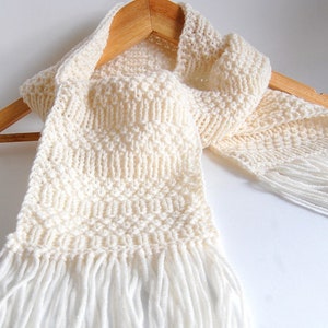 KNITTING PATTERN Easy Beginner Scarf Adult for Woman Men - Etsy