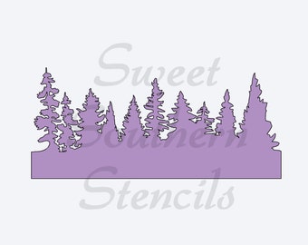 Nature stencil | Etsy