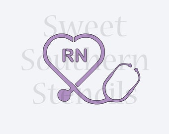 Nurse stencil | Etsy