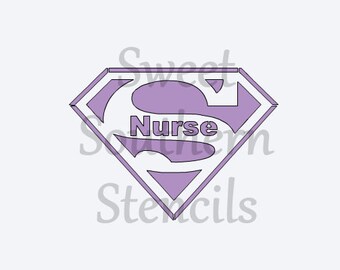 Nurse stencil | Etsy