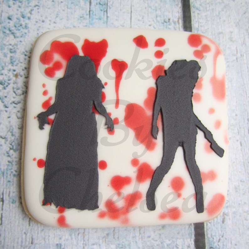 Blood Splatter Stencil | Etsy