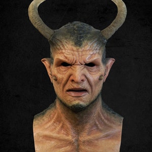 Ikari Demon Silicone Mask - Devil - Lucifer - Movie FX - Halloween ...