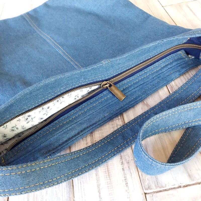 Denim Cross Body Bag - Etsy