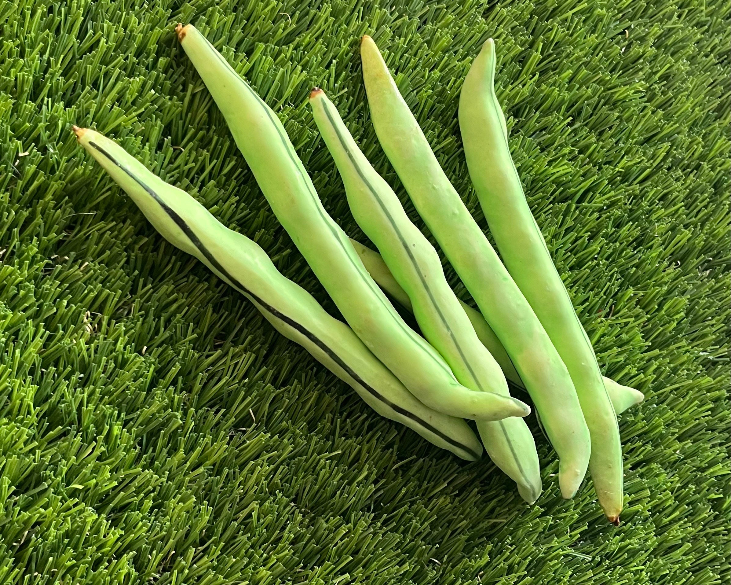 Vintage Artificial Runner Green Beans - Etsy