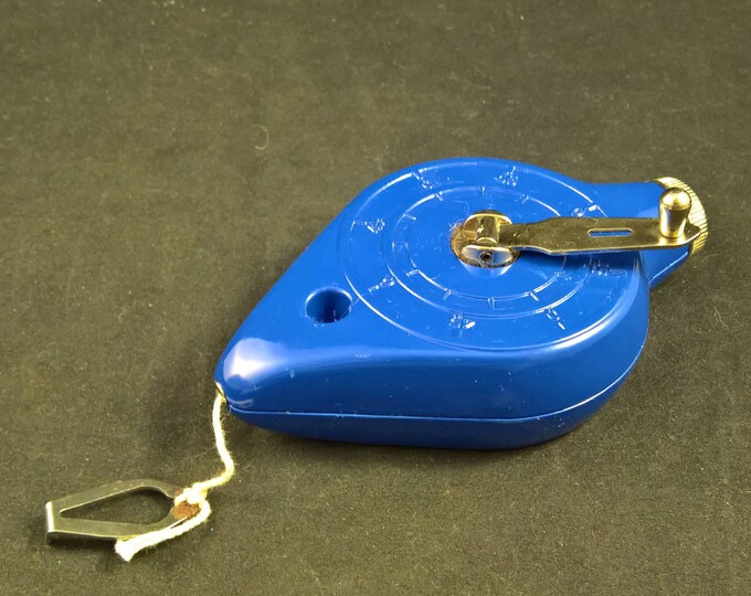 Vintage Plumb Line Chalk Line Chalk-o-matic Plumb Bob Strait Line Chalk ...
