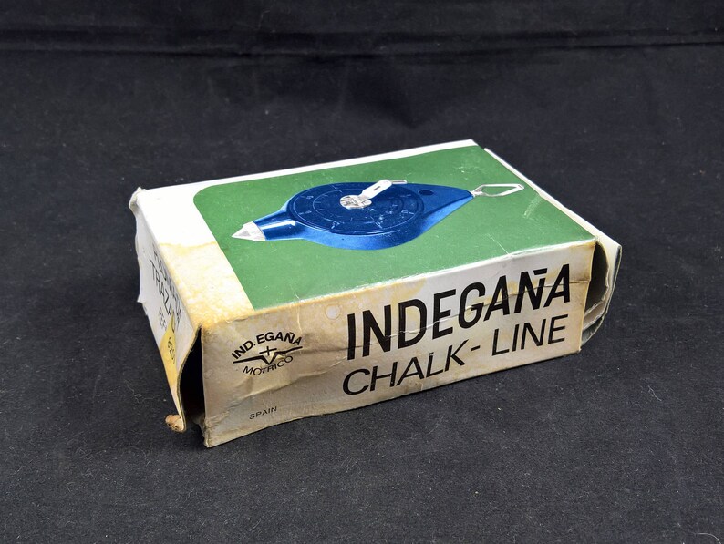 Vintage plumb line chalk line chalk-o-matic plumb bob strait | Etsy