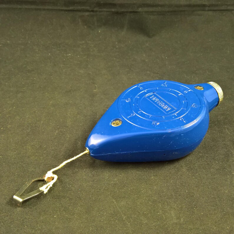 Vintage plumb line chalk line chalk-o-matic plumb bob strait | Etsy