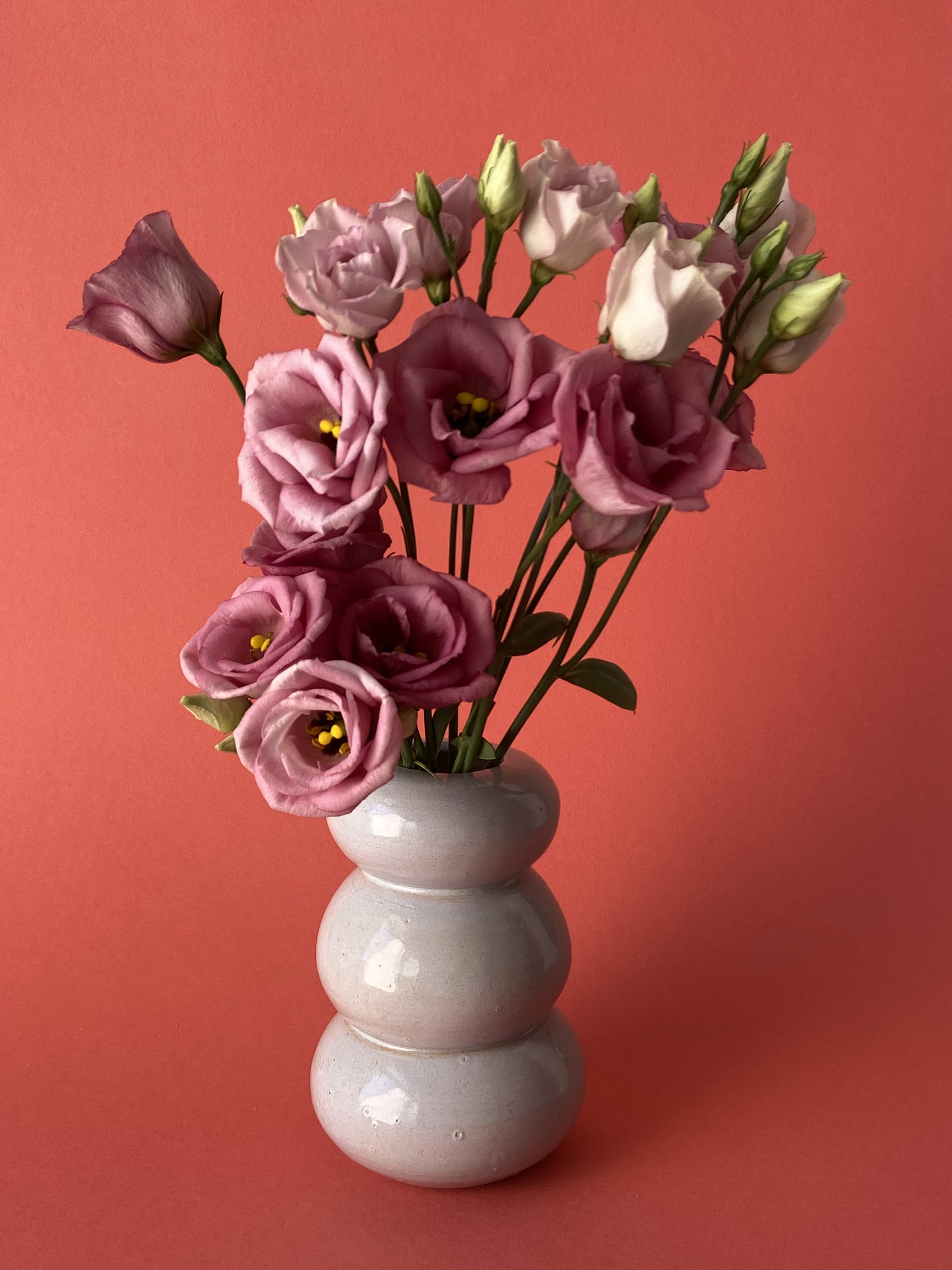 Handmade Ceramic Bubble Vase White - Etsy