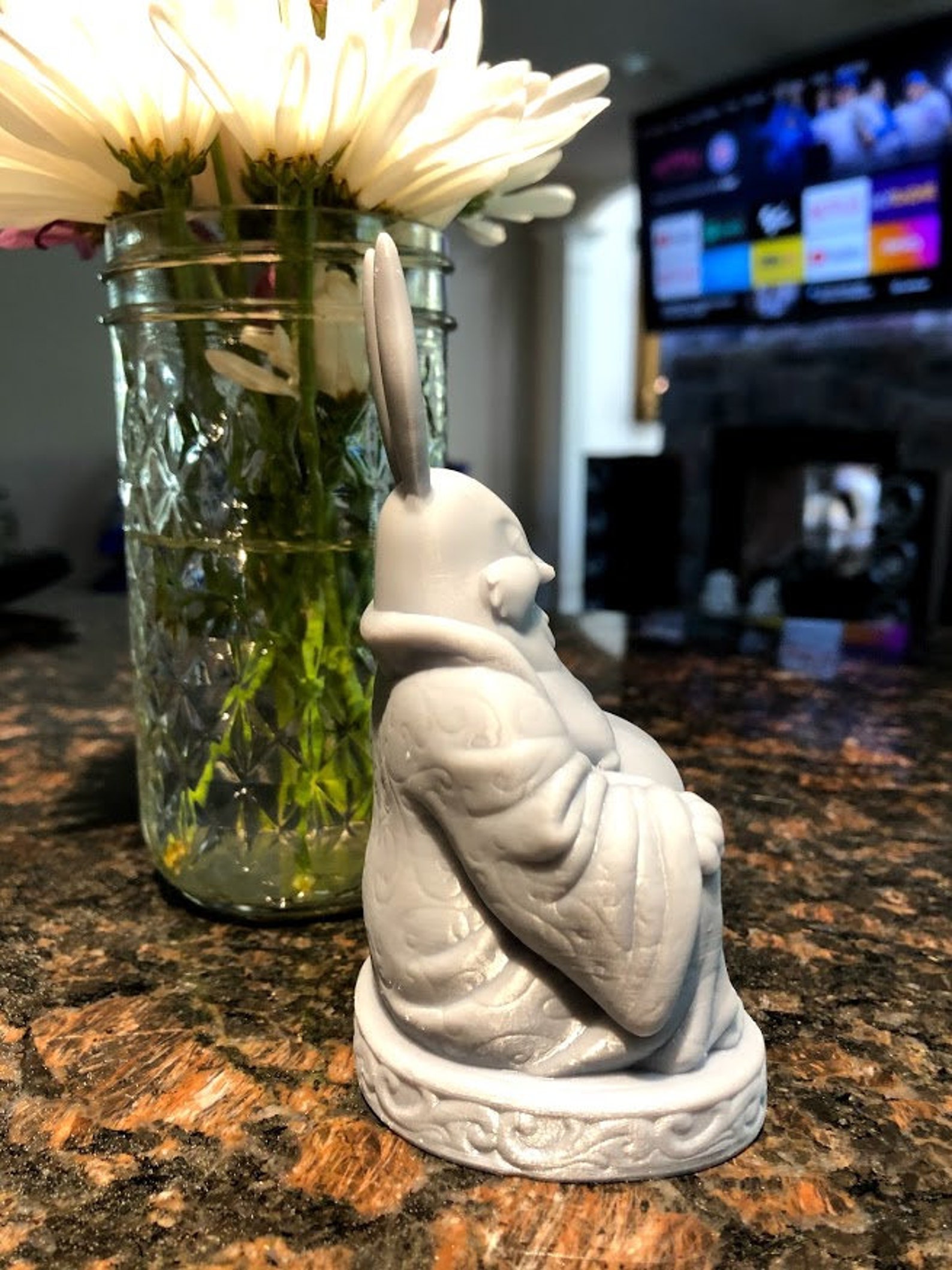 Big Chungus Buddha Figurine Statue Great For Nursery Etsy