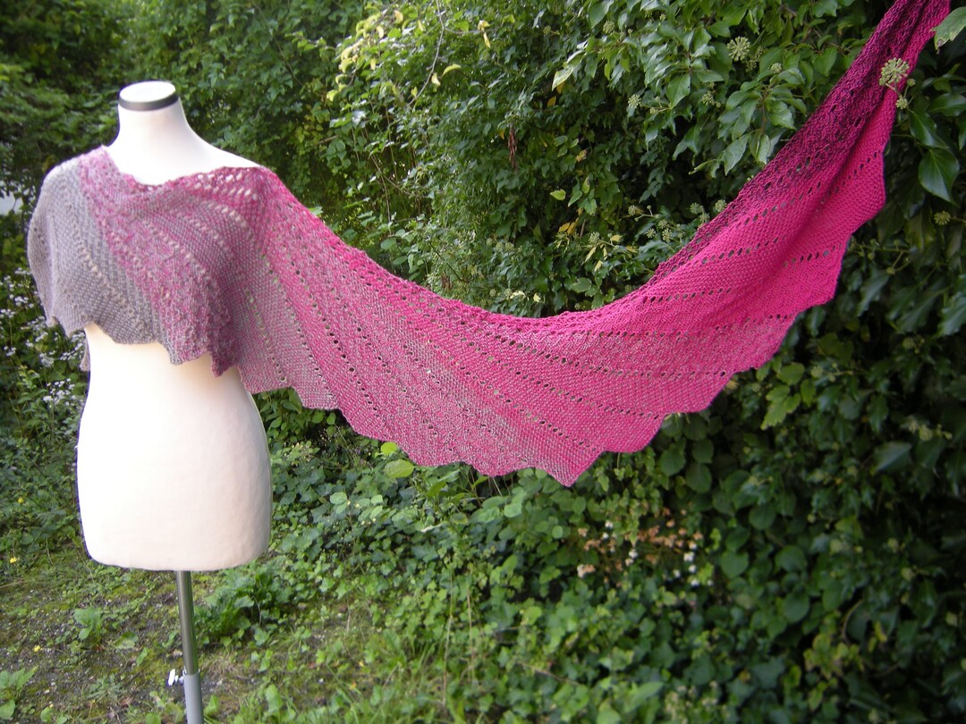 Knitting Instructions, fan Scarf Bobble, DIY - Etsy