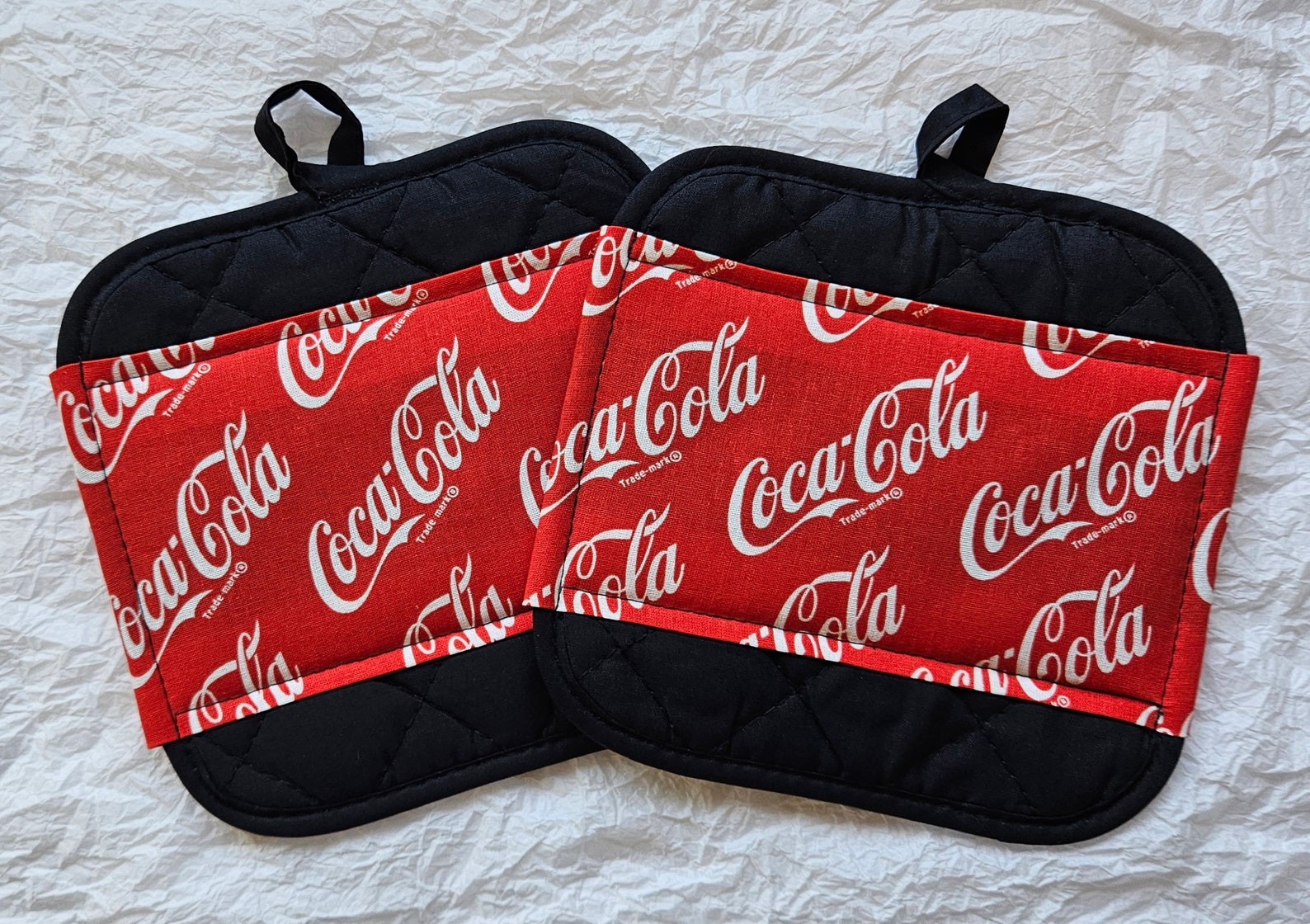 Handmade Coca-cola Kitchen Pot Holders - Etsy