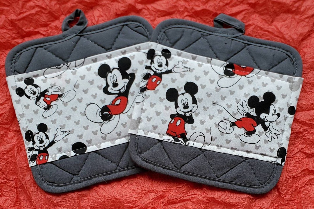 Mickey Mouse Kitchen Pot Holders - Hot Pads - Etsy