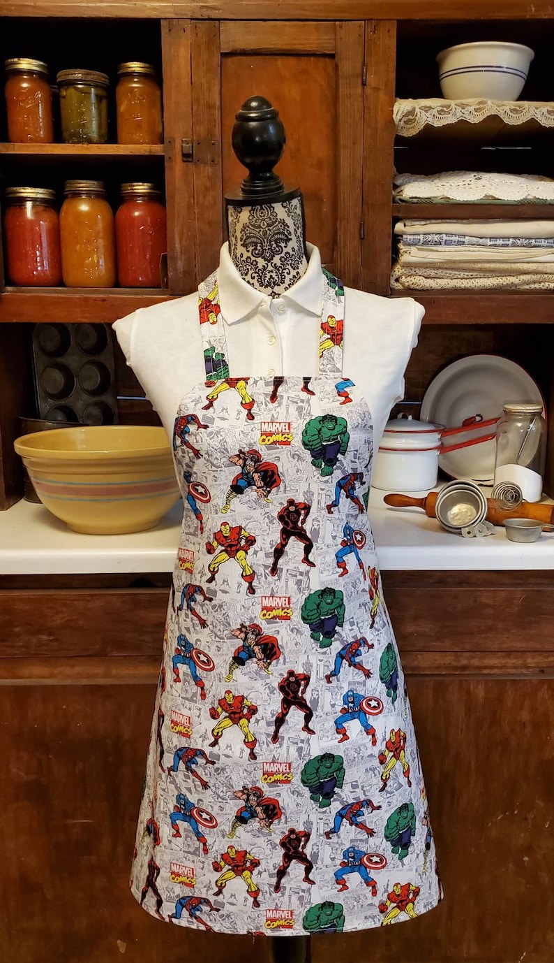 Marvel Avengers Apron - Etsy