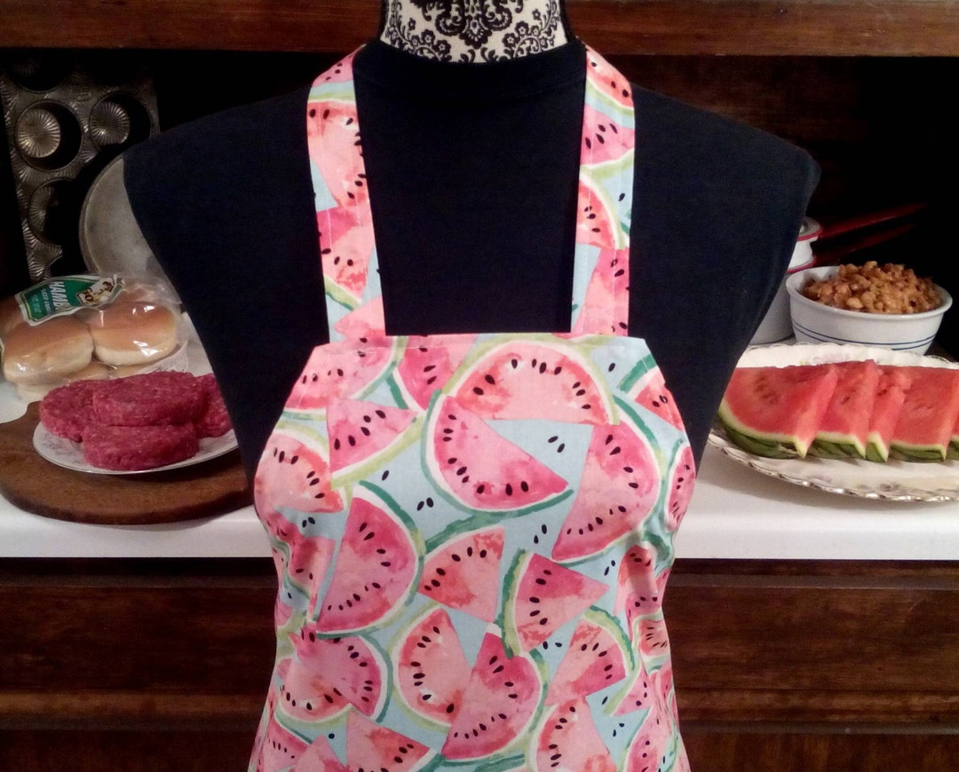 Whimsical Watermelon Apron - Etsy