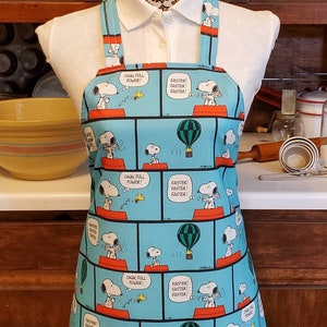 Handmade Snoopy Apron Peanuts Apron Comic Strip - Etsy