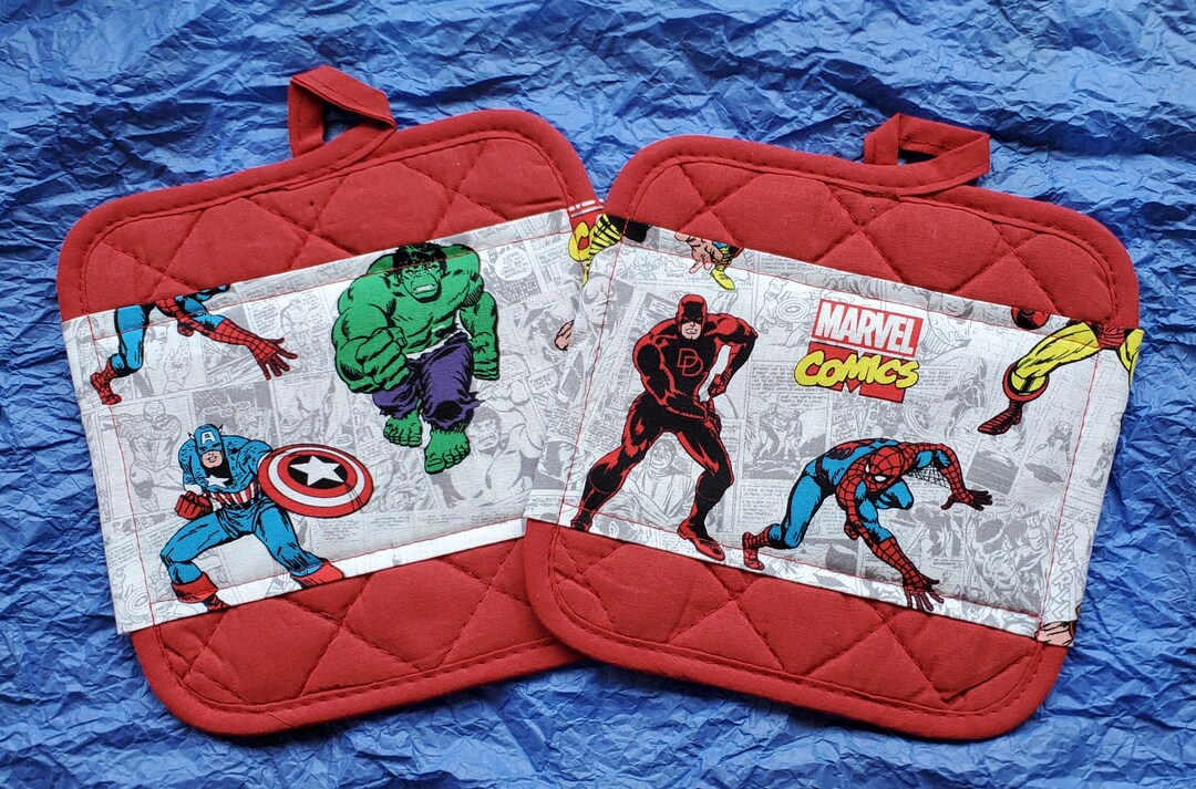 Marvel Avengers Kitchen Pot Holders - Hot Pads - Etsy