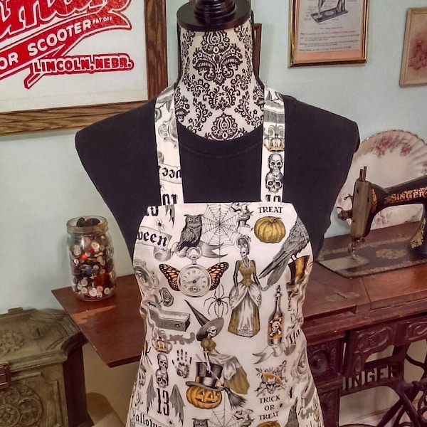 Halloween Aprons - Etsy